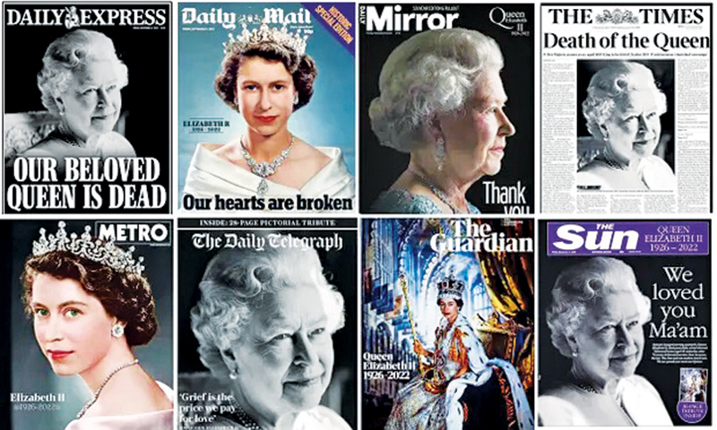 ‘Our hearts are broken’: How the UK papers reported the Queen’s death ...