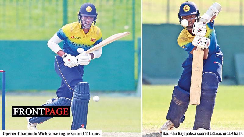 Sadisha and Chamindu guide Sri Lanka youth to win – FrontPage