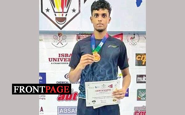 Viren wins bronze at Uganda International Tourney – FrontPage