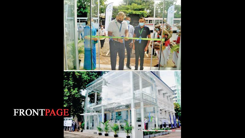 SLT Headquarters gets digitally enhanced reception area – FrontPage