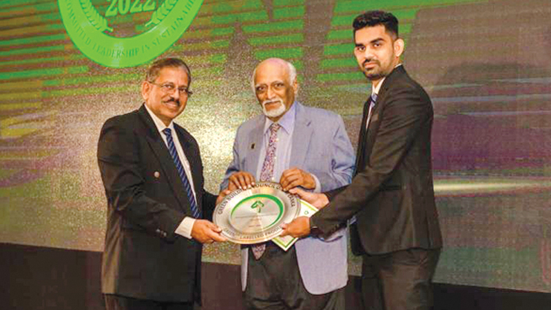 ICC, ‘DURRA Panel’ awarded Green Eco-Lebel rating by GBCSL – FrontPage