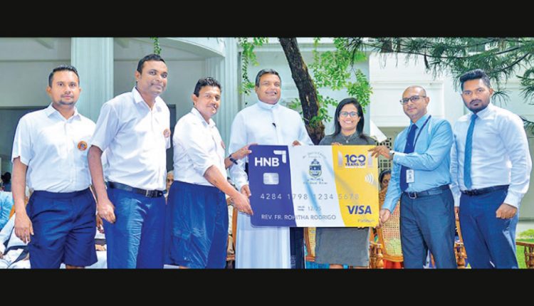 HNB launches Affinity Credit Cards for St. Peter’s College OBU – FrontPage