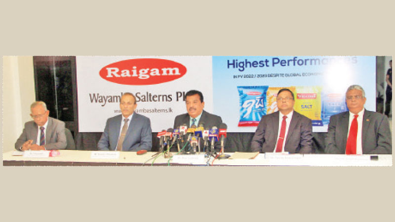 Raigam Wayamba Salterns posts Rs 433Mn PAT in FY 2022-23 – FrontPage