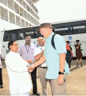 “Govt. to develop facilities for cruise terminal” – FrontPage