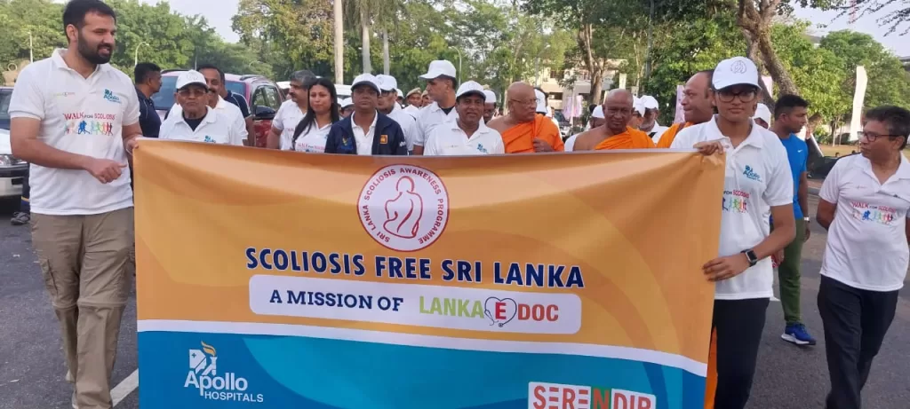 Asia’s Largest Scoliosis Awareness Walkathon in Sri Lanka – FrontPage