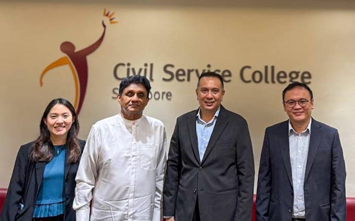 Sajith visits Singapore’s Civil Service College – FrontPage