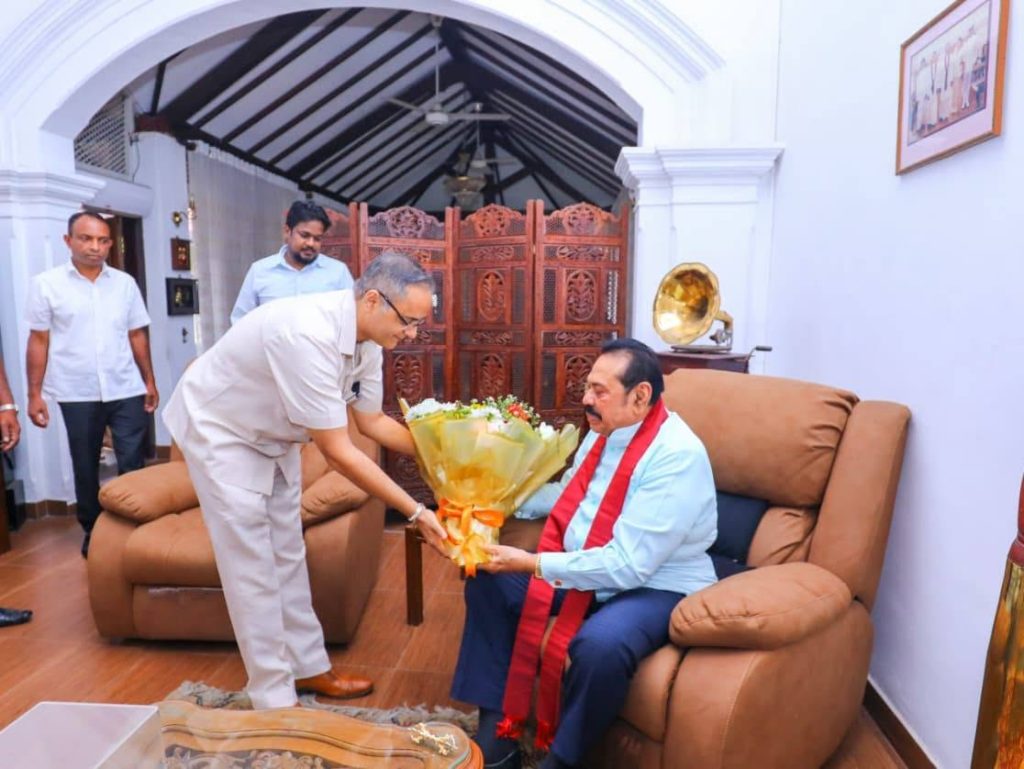 Mahinda Rajapaksa marks 80th birthday as Indian envoy visits Carlton ...