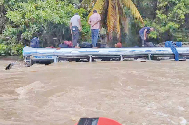 Kala Oya incident : Bus driver charged with murder – FrontPage