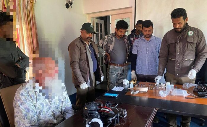 Two foreigners arrested with insects, chemicals at Horton Plains ...